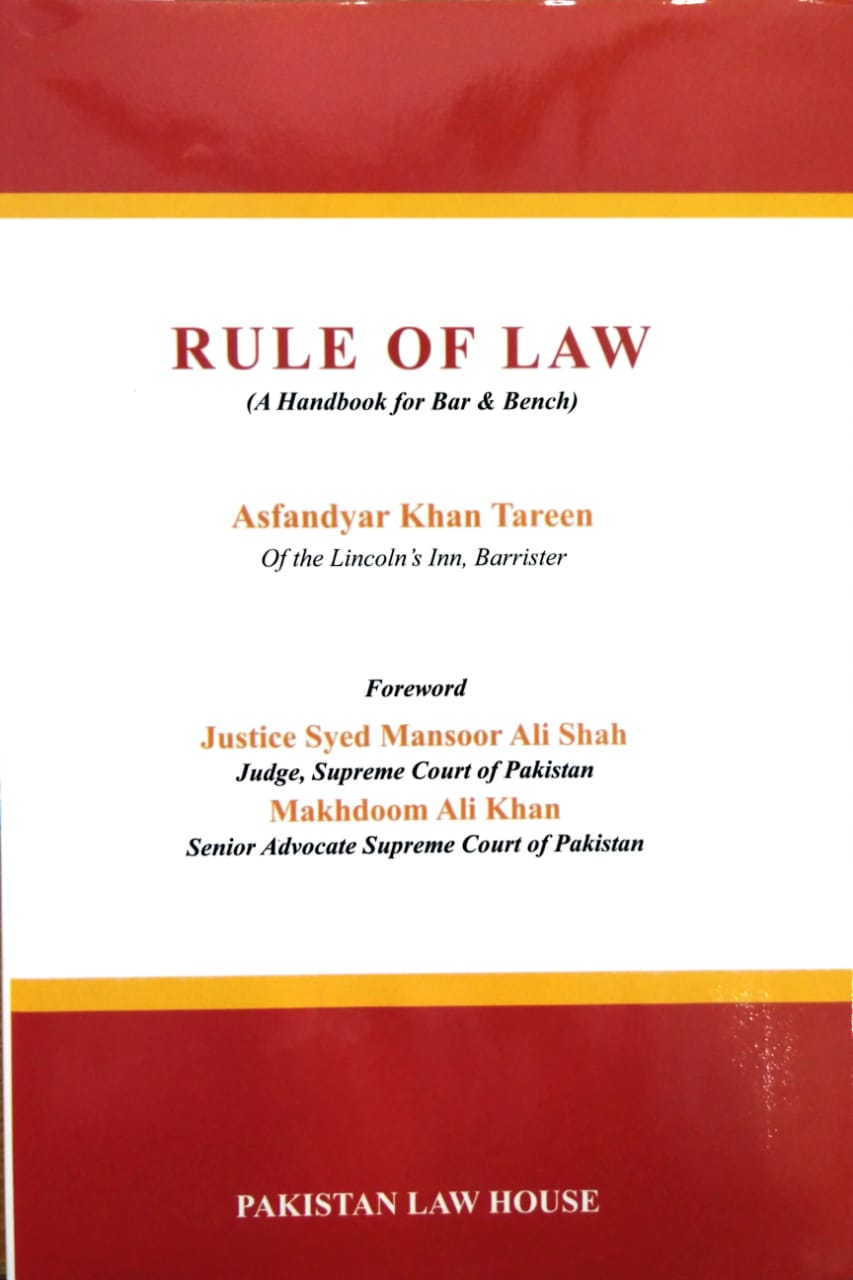 Rule of Law (A handbook for Bar & Bench) - Pakistan Law House