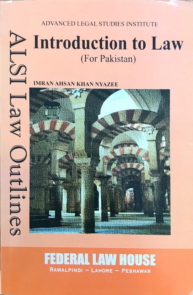 Introduction to Law (For Pakistan) Ed 2024 - Pakistan Law House