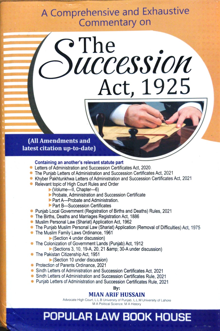 The Succession Act, 1925 - Pakistan Law House