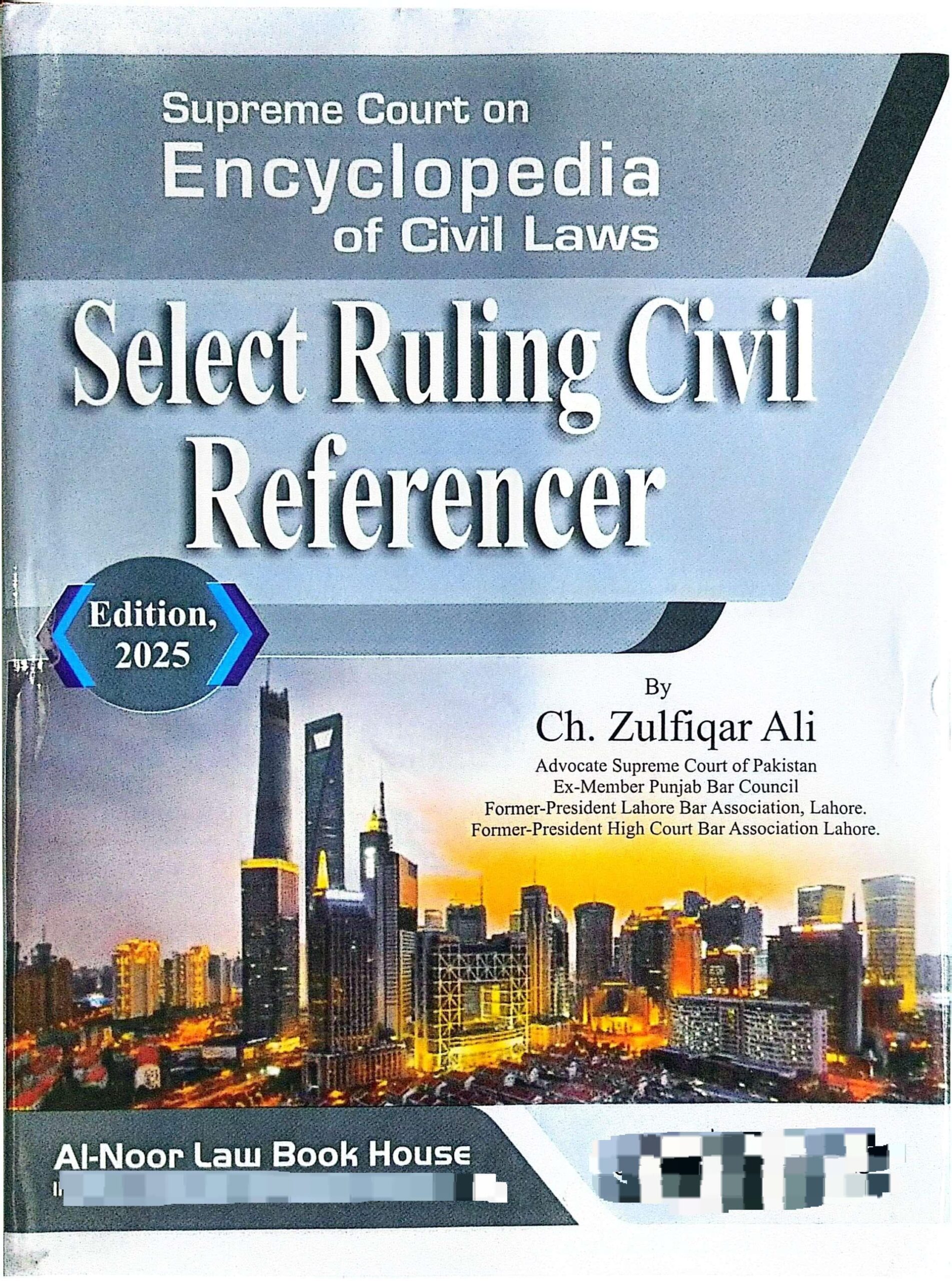 Select Ruling Civil Referencer Edition 2025 - Pakistan Law House