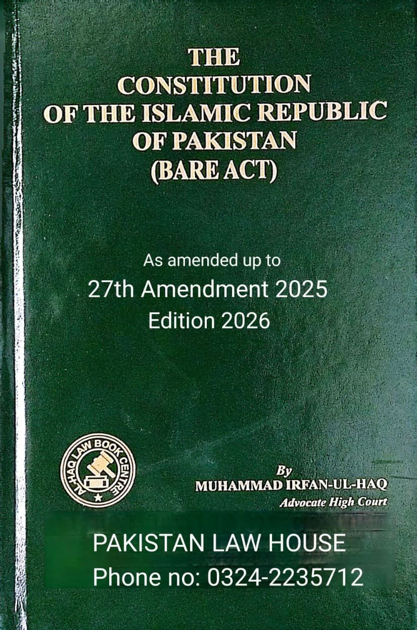 The Constitution of The Islamic Republic Of Pakistan upto 27th ...